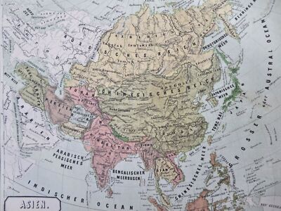 Asia China Japan Korea Russia India Persia Arabia Ottoman Empire 1858 ...