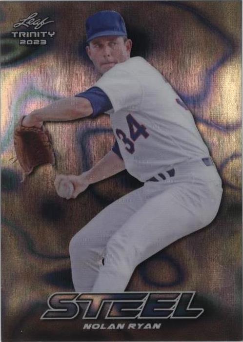 2023 Leaf Trinity Mega Box - Steel Nolan Ryan #S-52 Silver Lava for ...