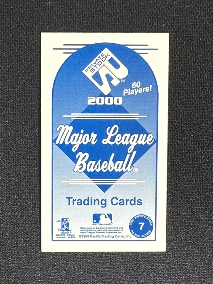 2000 Pacific Private Stock Mini Pedro Martinez #7 Baseball Card Boston ...