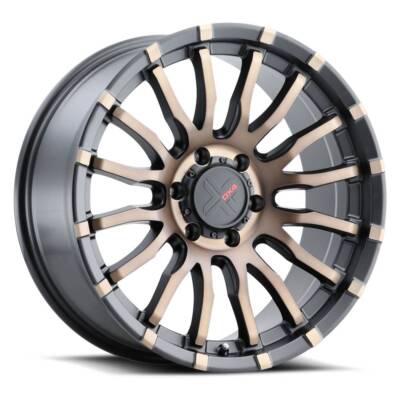 DX4 Octane 20x9 5x139.7 +10et 87.1 Matte Black Bronze Shadow Wheel | eBay
