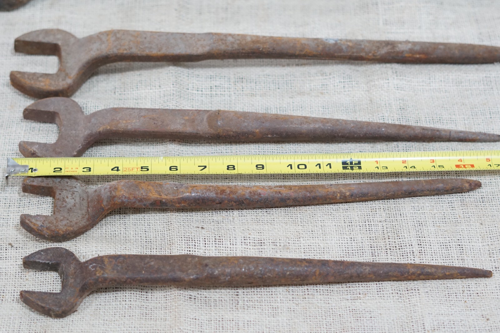 6 Very Large Wrenches Tools Railroad Locomotive Tool Train Vintage ...