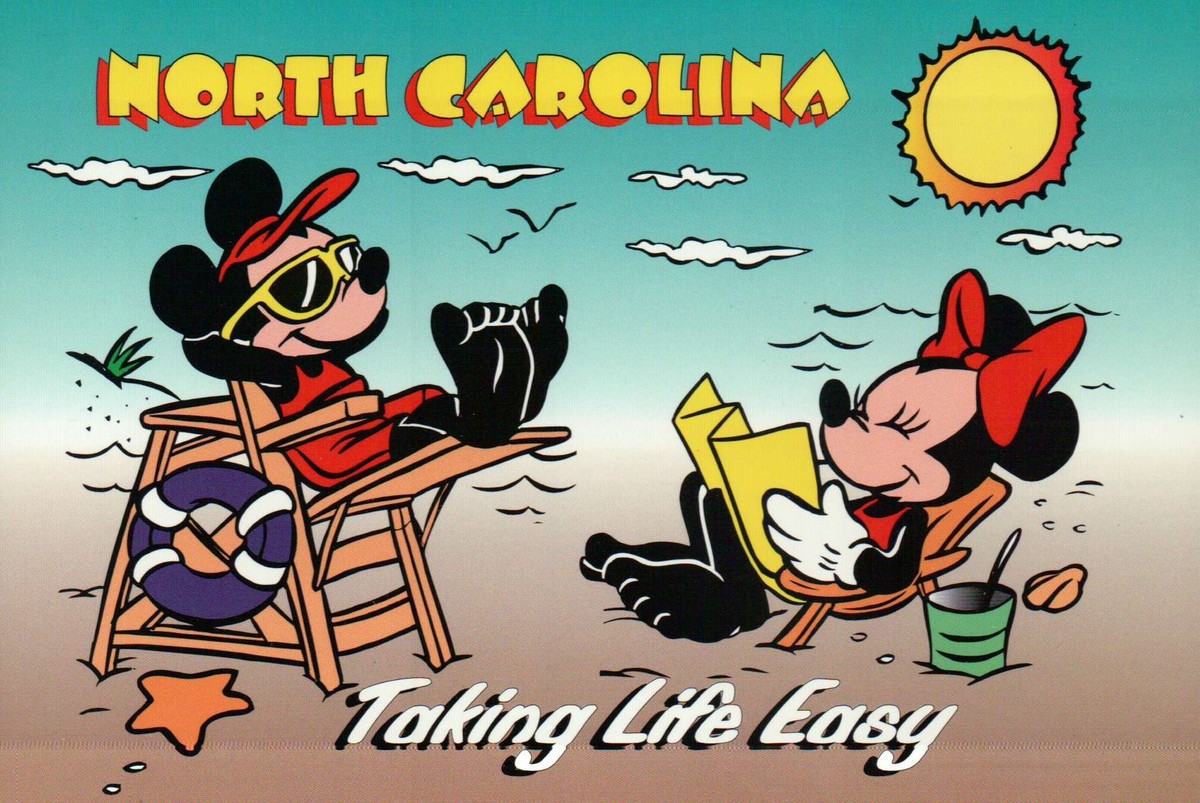Mickey And Minnie Mouse Beach