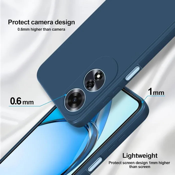 Case For Oppo A60 - Cover TPU Silicone Shockproof Blue | eBay UK