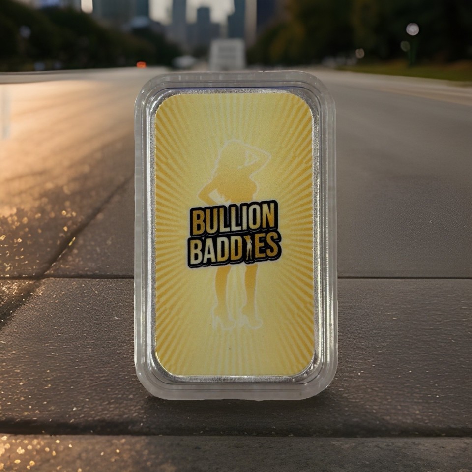 Fiona Flannel Bullion Baddies 1 oz .999 Silver Colorized Bar – Limited ...