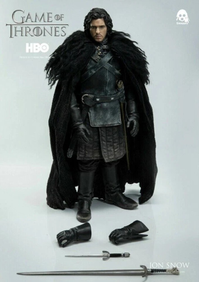 ThreeZero Game of Thrones 1/6 Jon Snow 1.0 Standard Action Figure (US ...