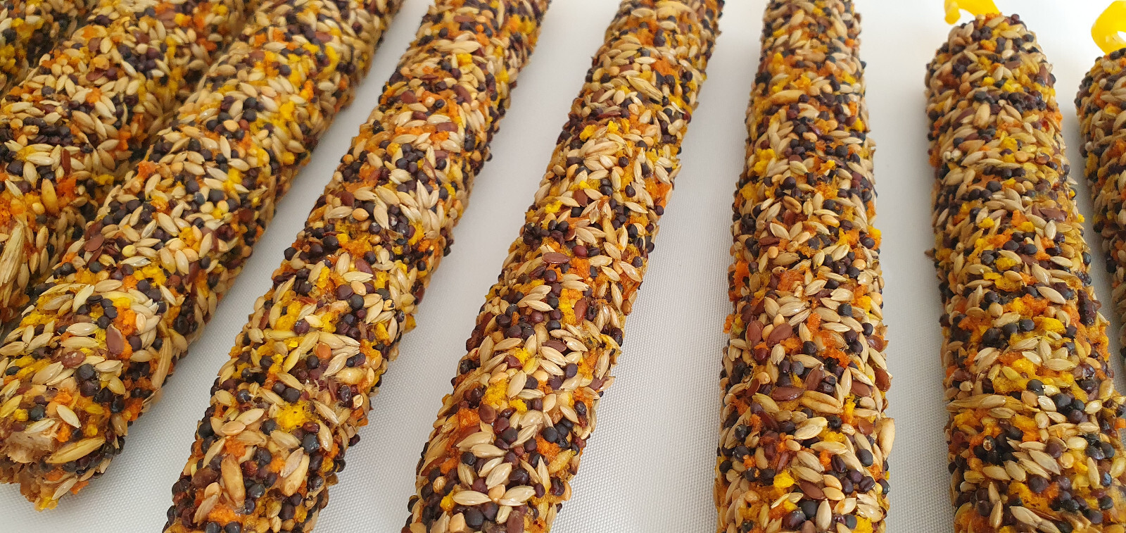 4x Canary Parrots Treats Bird Sticks Food Budgie Honey Biscuits Egg ...