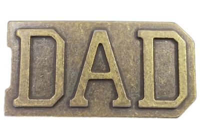VINTAGE STYLE DAD METAL BELT BUCKLE | eBay