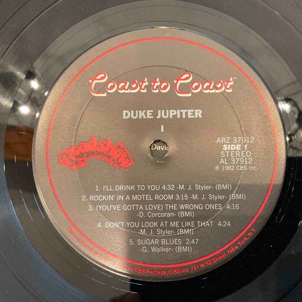 DUKE JUPITER Duke Jupiter 1 LP 1982 Ex/VG+ Promo Coast To Coast ARZ ...