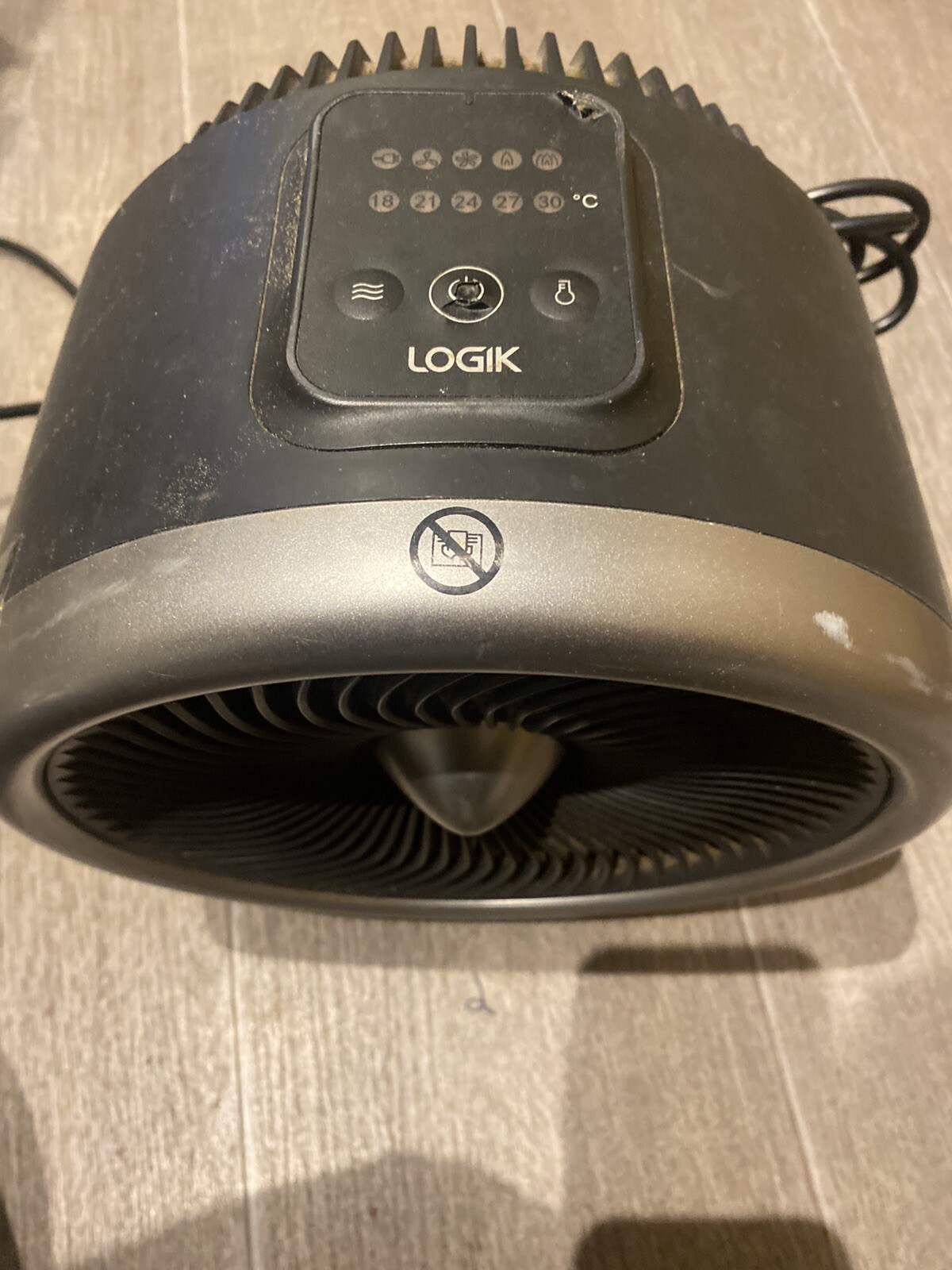 LOGIK L20TFH19 Hot and Cool Fan Heater - Black for sale online | eBay