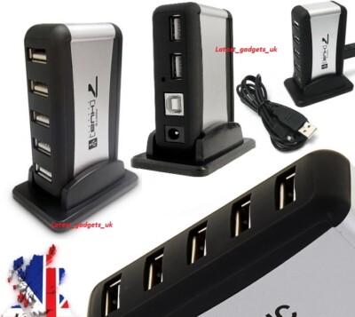 7 PORTS USB MULTI HUB SPLITTER - PS3 Wii XBOX LAPTOP PC | eBay