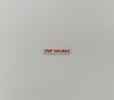 Vintage Lanard The Corps Top Secret Mission Paper Roll Accessory Only ...