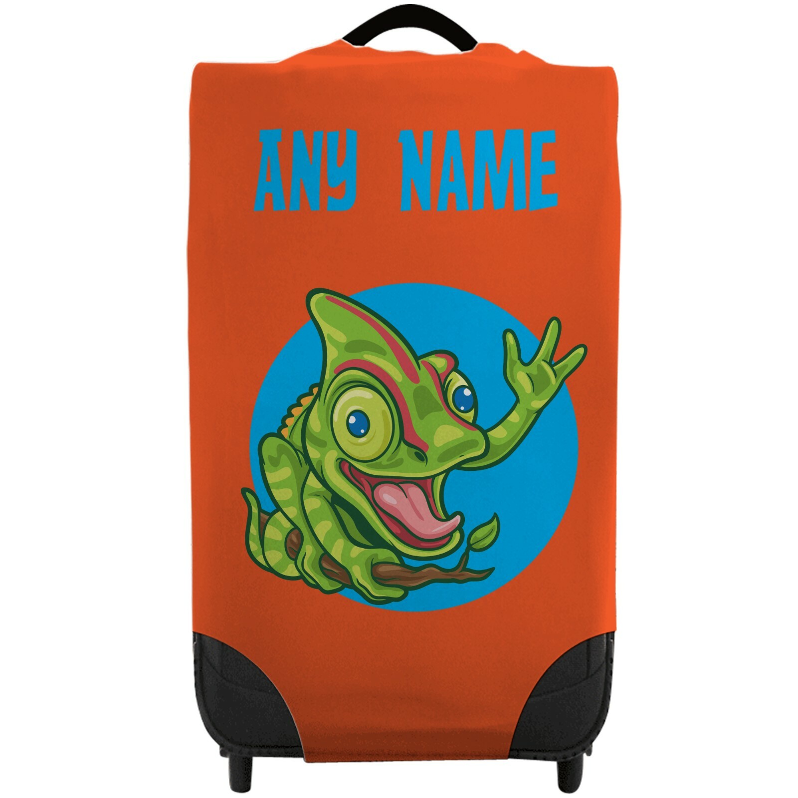 Personalised Kid's Crazy Lizard Caseskinz SUITCASE Cover SUITCASE NOT ...