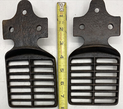 Vintage Antique Pair 1890s Buggy Step, Horse Drawn Carriage Cast Iron ...