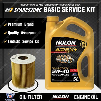 Wesfil Oil Filter + 5L APX5W40 Oil Service Kit for Mini Cooper S R50 ...
