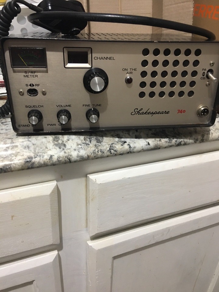 SHAKESPEARE 740 TUBE CB RADIO 40 CHANNELS BASE OR MOBILE CAPABILITY | eBay