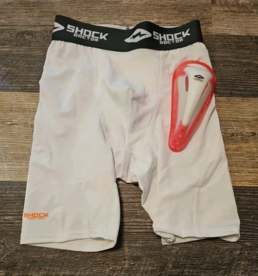 Shock Doctor Boys Compression Short With Cup, Boys Small | eBay