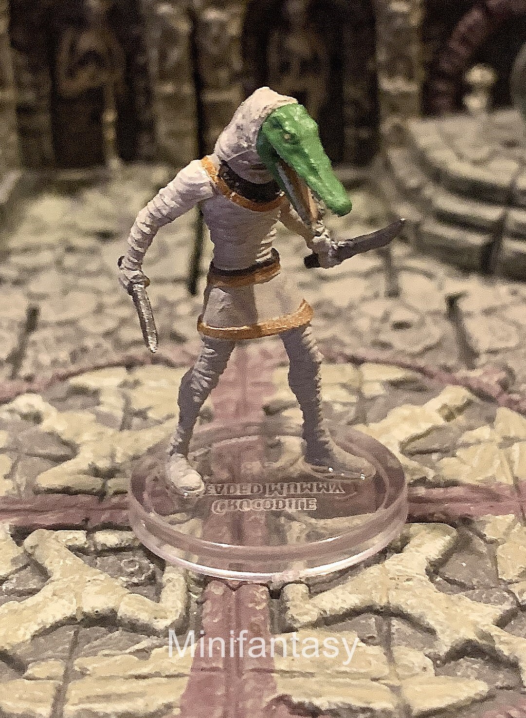 Crocodile Headed Mummy D&D Miniature Dungeons Dragons Ravenloft Sobek ...