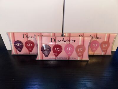 Lot of 3 - Dior Addict Lacquer Stick Lipstick Sample Palette | eBay