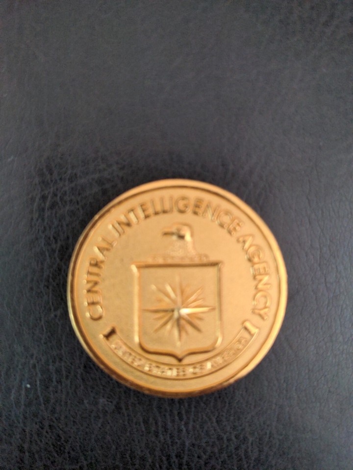 Central Intelligence Agency CIA Bronze Retirement Medallion Challenge ...