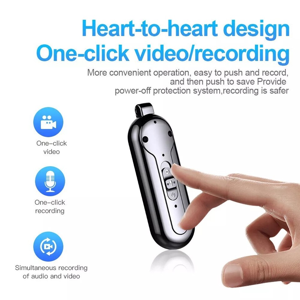 Mini 1080P HD Wearable Camera Necklace Video Voice Recorder for Outdoor ...