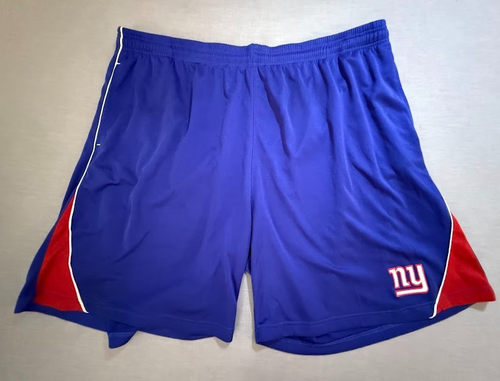 New York Giants Majestic Short Mens 4XL Blue Red Logo Drawstring 44x8 ...