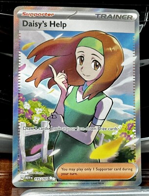 Pokémon TCG - Daisy's Help - 195/165 - SV: Scarlet and Violet 151 - NM ...