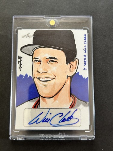 Will Clark Giants 2013 Masterworks 1/1 Auto Autograph Sketch Card | eBay