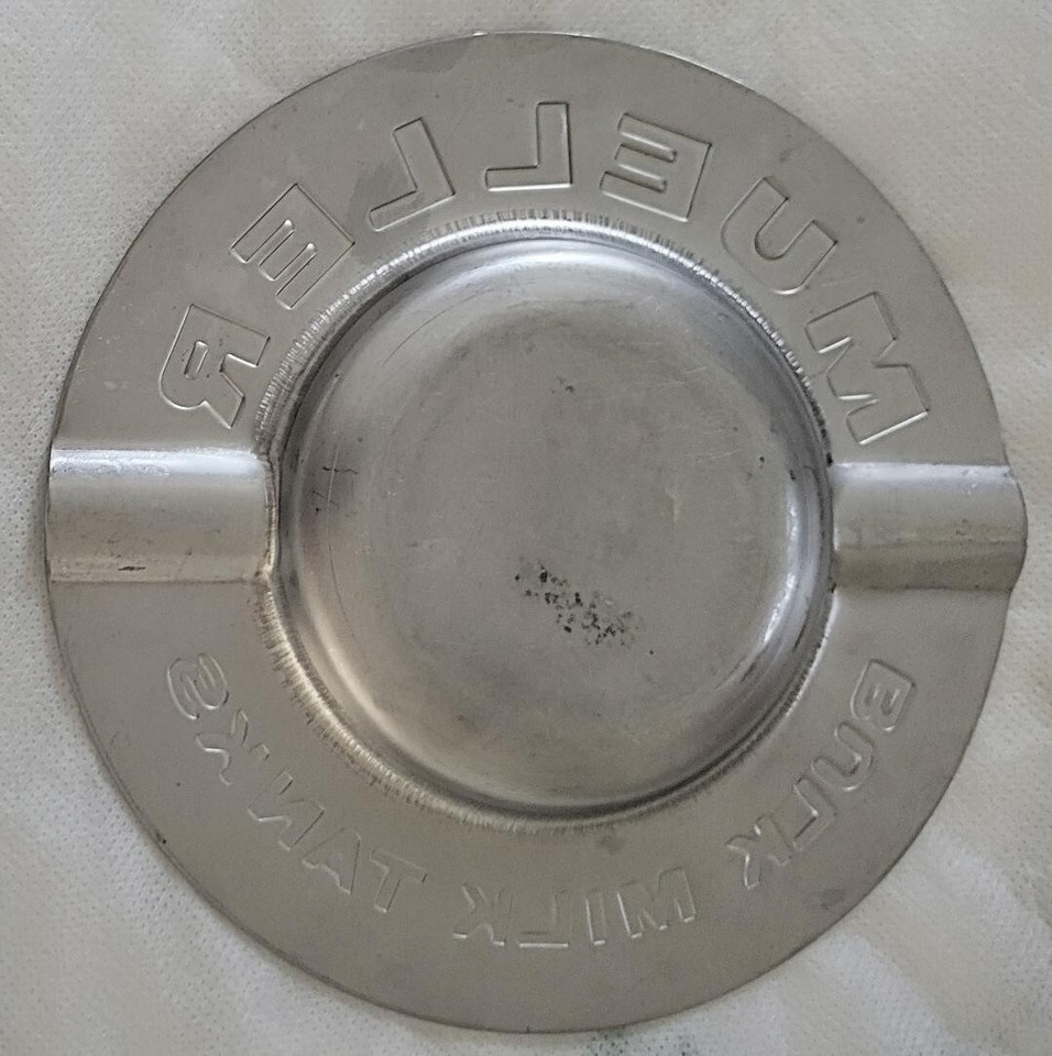 Vtg Mueller Bulk Milk Tanks Ashtray Metal | eBay