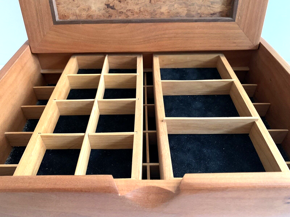 Steve Smith Artisan USA Handmade Wooden Jewelry Box "The Bevel" VERY ...