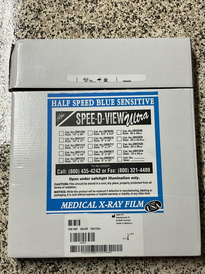 Half Speed Blue Sensitive Medical X-Ray Film | eBay