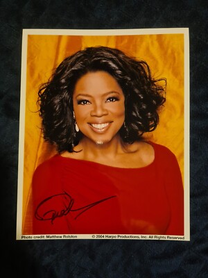 Oprah Winfrey - 8x10 Publicity Photo with Printed Signature / Autograph ...