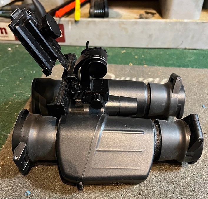 Rare ATN Night Cougar Gen 1+ Dual Tube NVG w/ ATN Universal Helmet ODIN ...