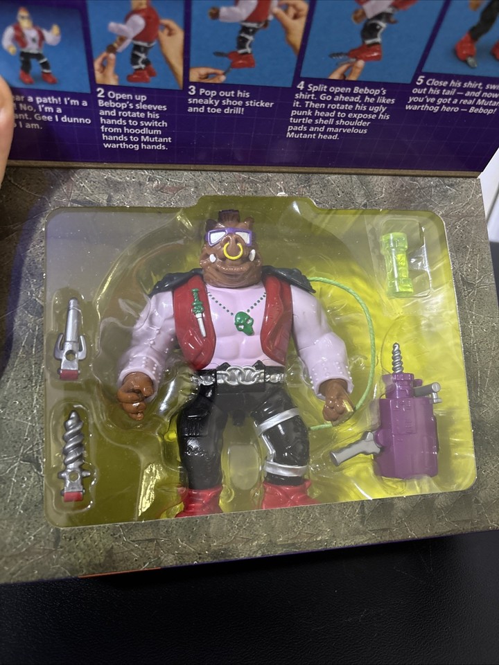 Playmates TMNT Teenage Mutant Ninja Turtles Mutatin' Thug to Bebop | eBay