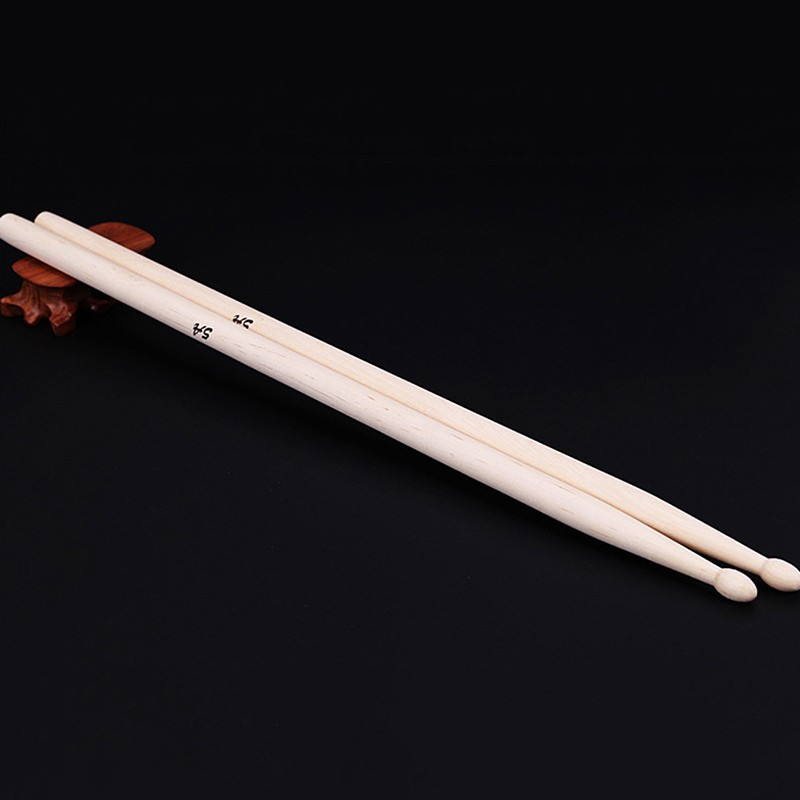 One Pair Professional Drum Sticks Maple Wood Drumsticks 5A Musical ...