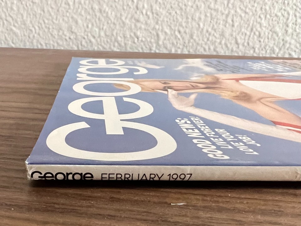 Ultra Rare George Magazine February 1997 Survival Guide to the Future ...