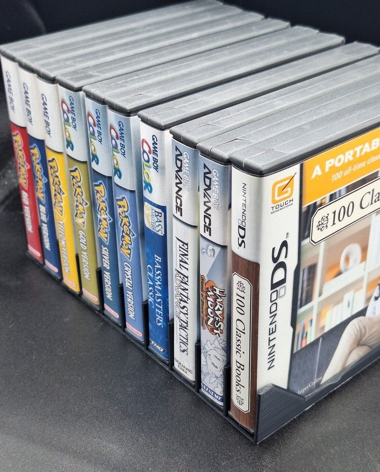 Nintendo DS Game Case Organizer Tray, 5, 10, or 15 Slots, 3D Printed | eBay