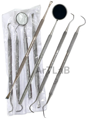 Dental Tartar Calculus Plaque Remover,Tooth Scraper, Dental Mirror ...