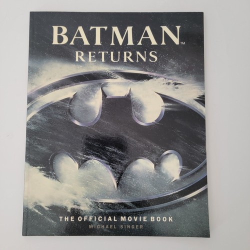 BOB KANE SIGNED Batman Returns The Official Movie Book Paperback 1992 ...