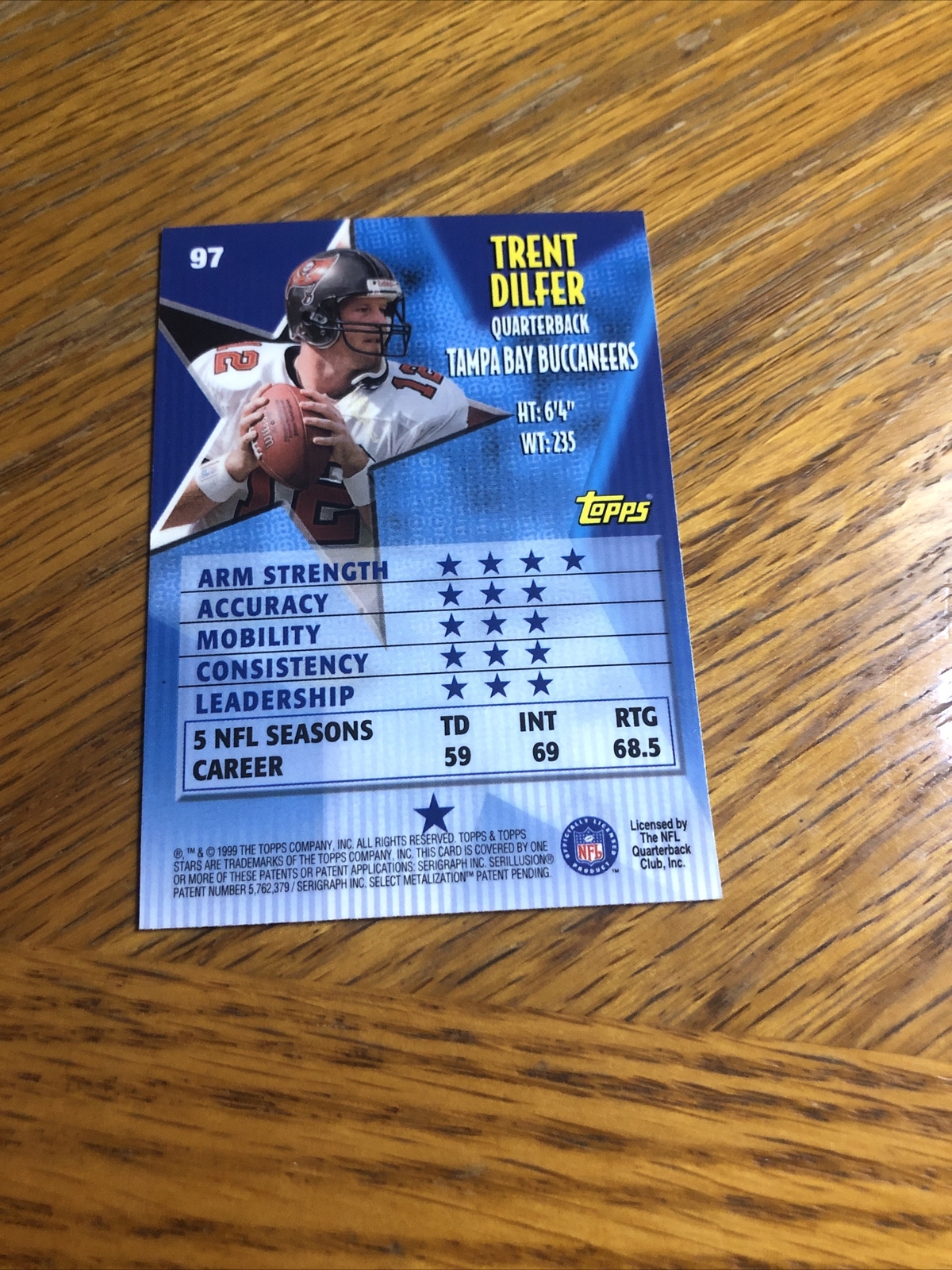 1999 Topps Stars - #97 Trent Dilfer for sale online | eBay