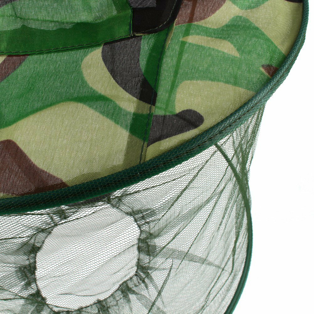 Mosquito Head Net Hat Midge Mosquito Insect Hat Mesh Fishing Head Net ...