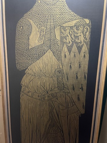 sir robert de bures brass rubbing print | eBay