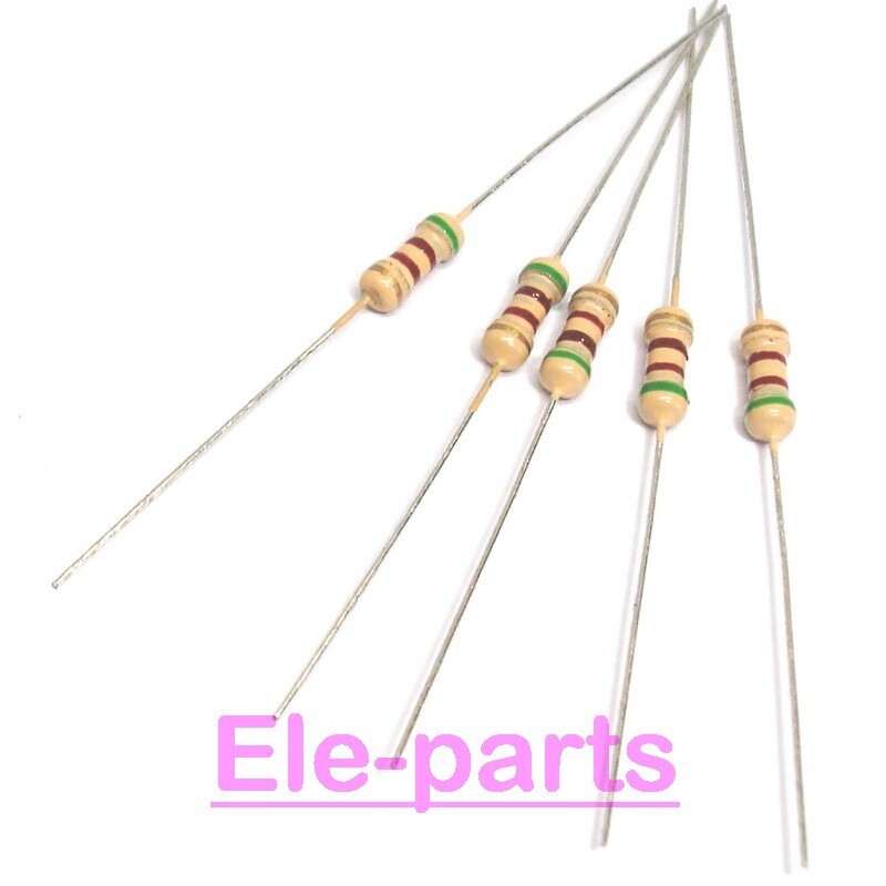 1000 PCS 1/4 WATT 1/4W 510 Ohm 510Ohm 510R ±5% CARBON FILM RESISTOR 0 ...