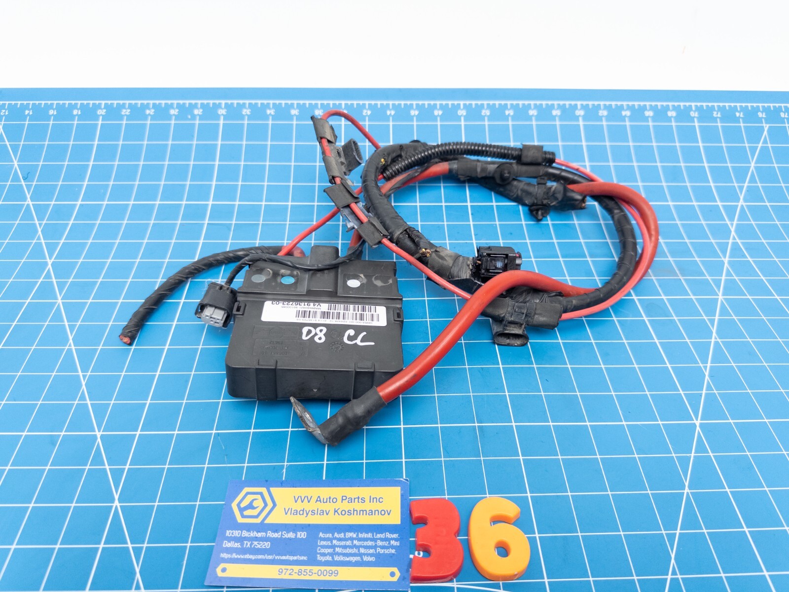 07-16 Mini Cooper POSITIVE BATTERY TERMINAL POWER DISTRIBUTION MODULE ...
