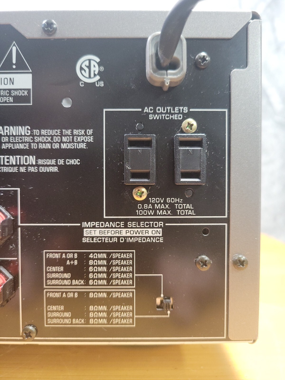 Yamaha HTR 5740 6.1 Channel 100 Watt Receiver for sale online | eBay