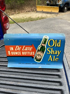 Rare Vintage Old Shay Ale Beer Counter Top Sign | eBay
