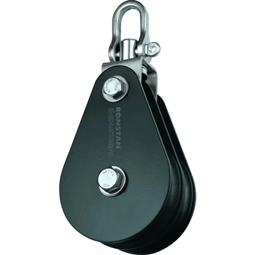 Ronstan Block, Double, 75mm Sheave, Swivel Shackle Head | eBay