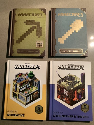 MINECRAFT Hardback Guide Books (lot of 4), good condition | eBay Australia