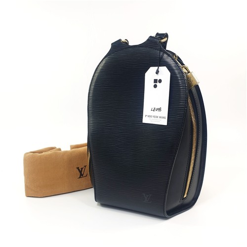 Auth Louis Vuitton Mabillon Epi Backpack Noir M52232 Genuine With Dust ...