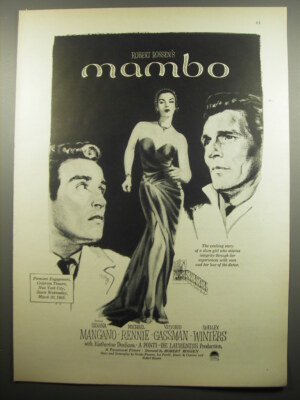 1955 Mambo Movie Ad - Robert Rossen's Mambo | eBay
