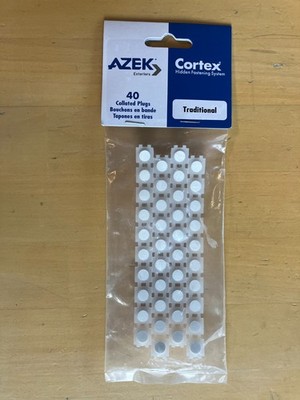 AZEK Cortex Traditional Collated Plugs, Composite Decking Plugs ...
